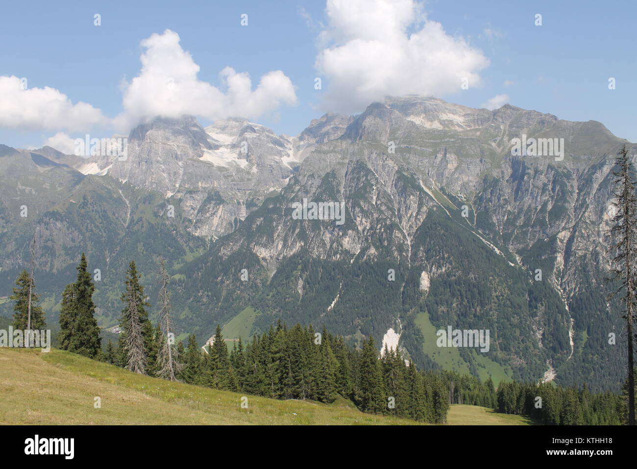 view of alpine mountains in northern Italy Stock Photo - Alamy
