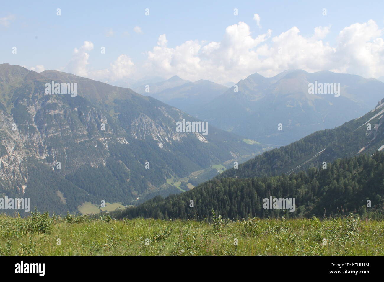 view of alpine mountains in northern Italy Stock Photo - Alamy