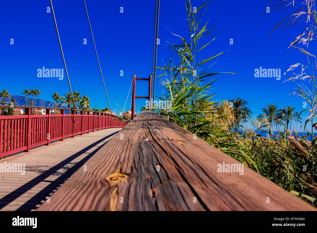 Red bridge marbella spain hi-res stock photography and images - Alamy