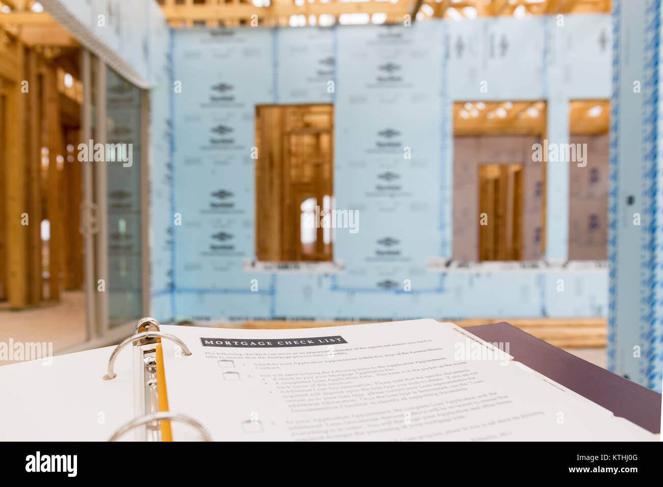 A new single family house under construction and new home closing ...