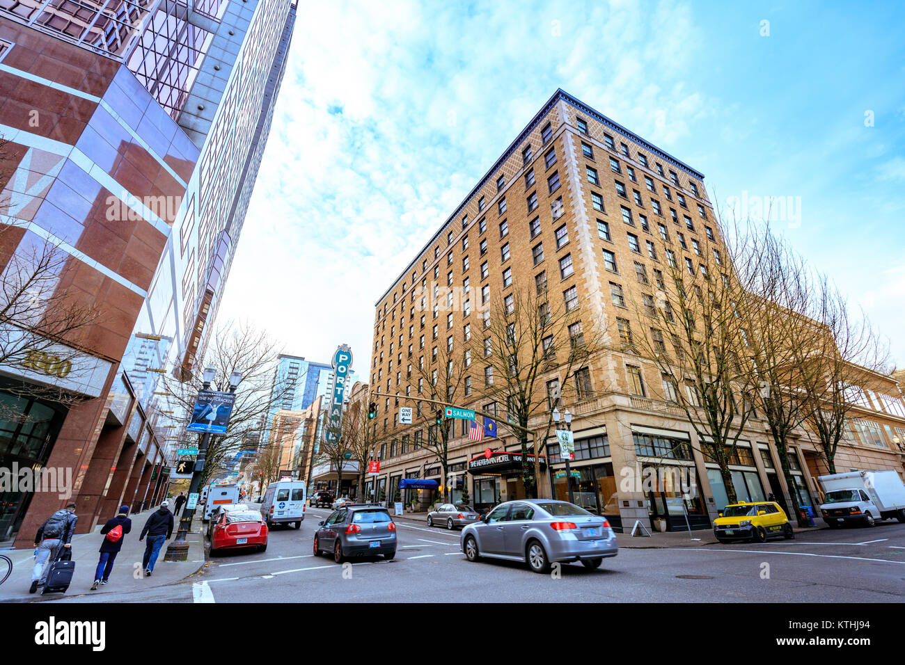 Portland, Oregon, United States - Dec 19, 2017: Facade of Arlene ...