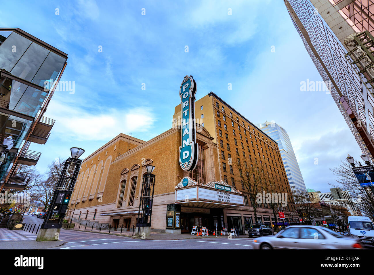 Portland, Oregon, United States - Dec 19, 2017: The iconic Portland ...