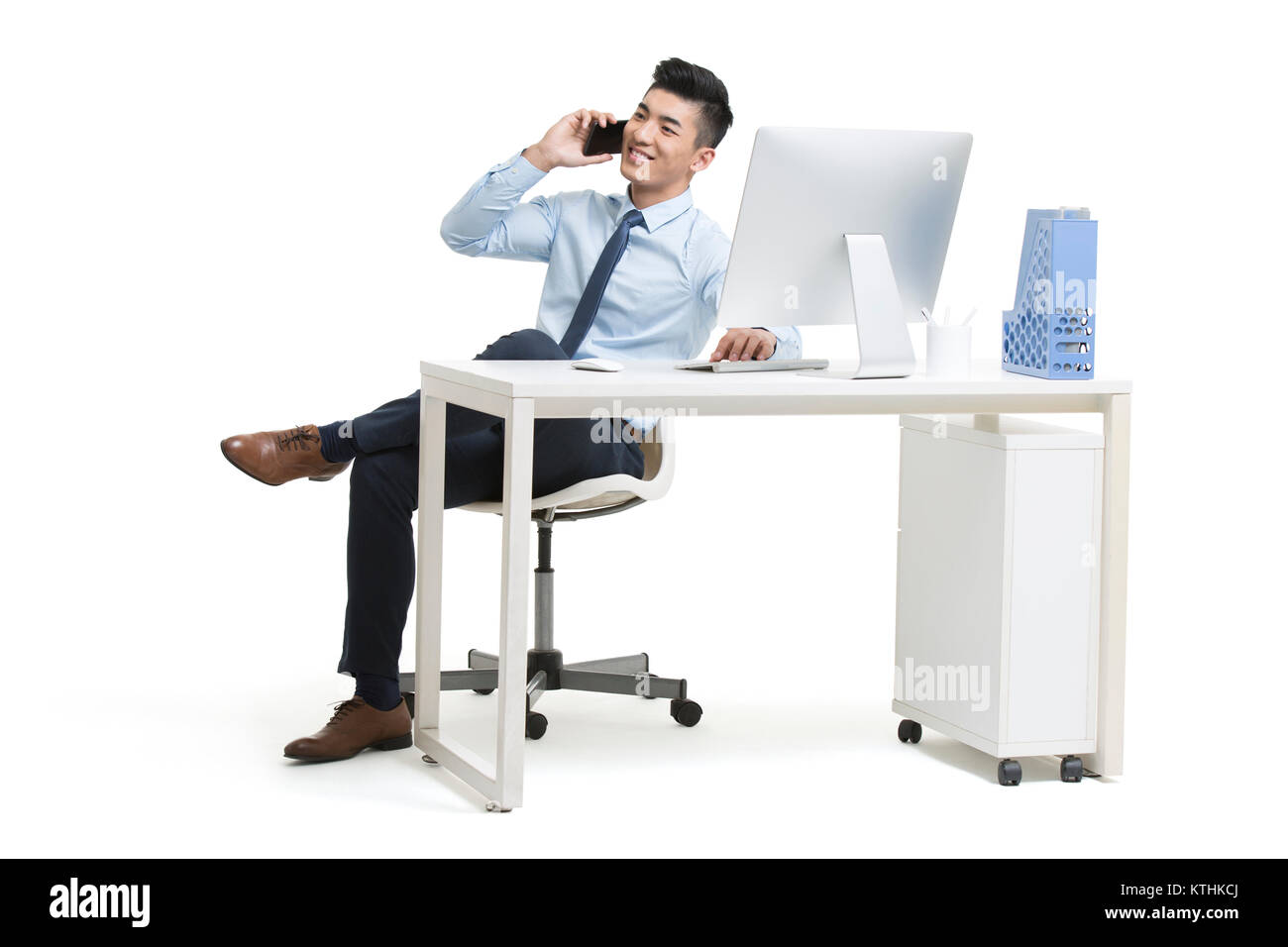 Professional worker in office talking Cut Out Stock Images & Pictures ...