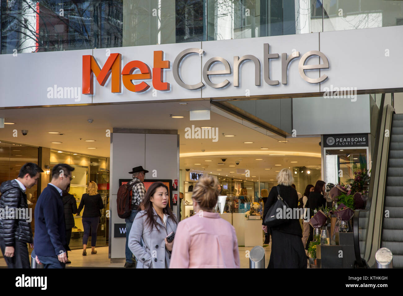 MetCentre shopping mall complex in Sydney city centre,Australia Stock ...