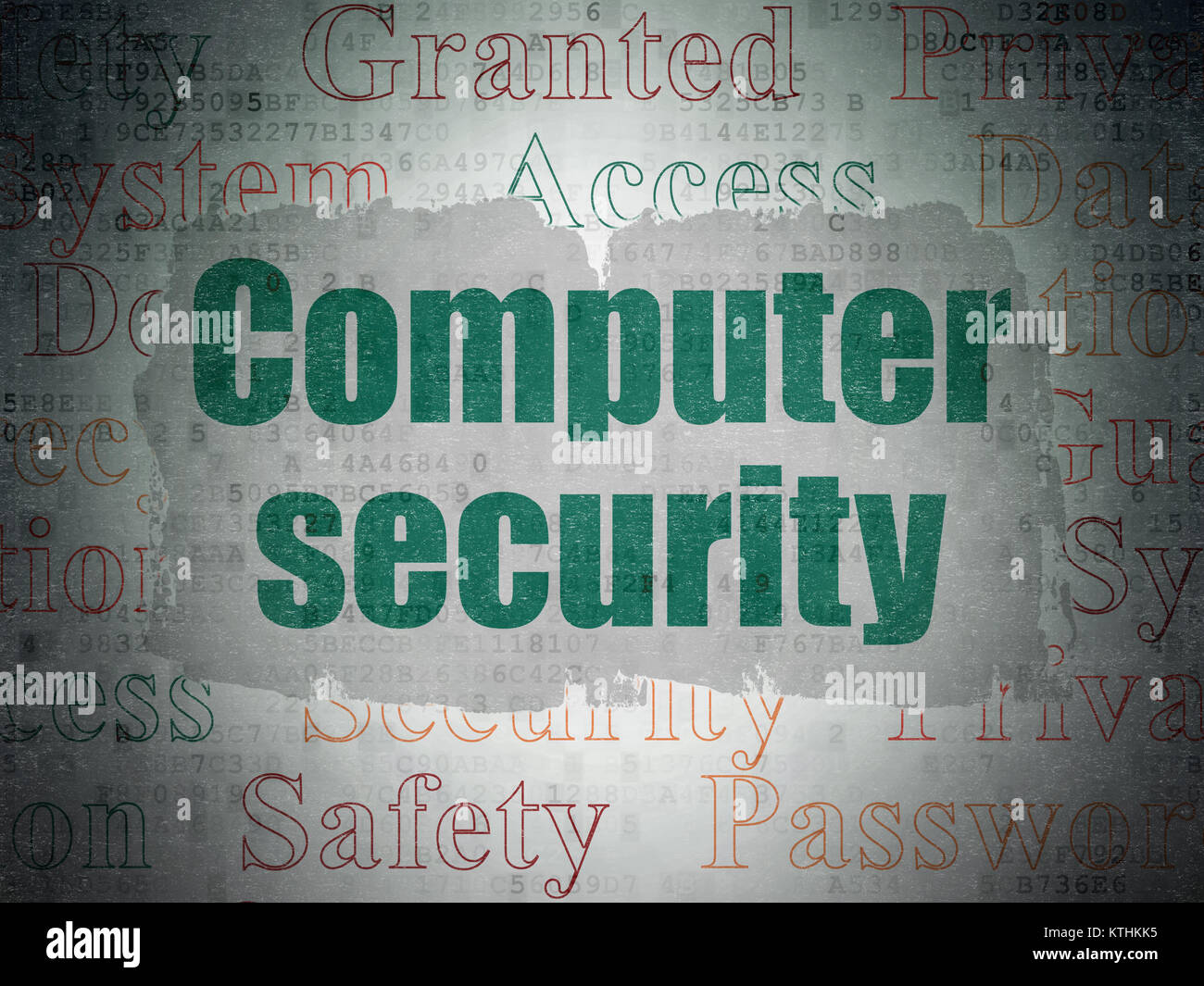 Privacy concept: Computer Security on Digital Data Paper background ...