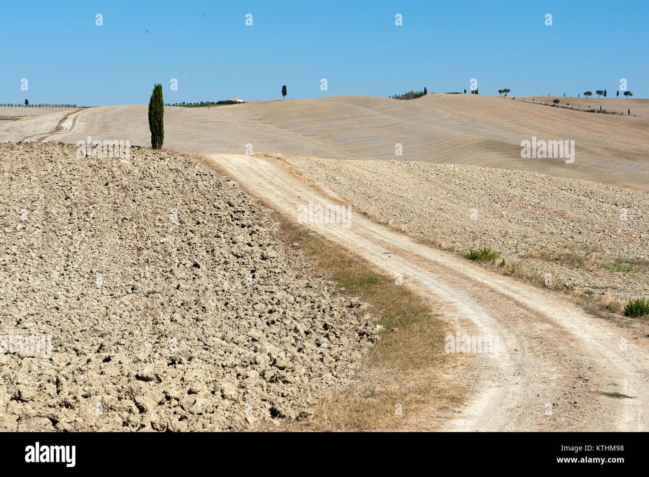 The landscape of the Tuscany. Italy Stock Photo - Alamy