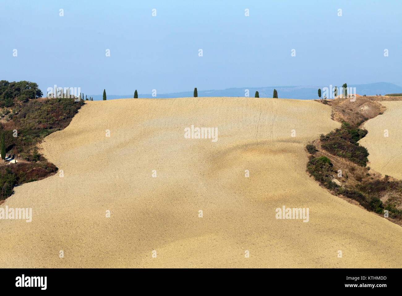 The landscape of the Tuscany. Italy Stock Photo - Alamy