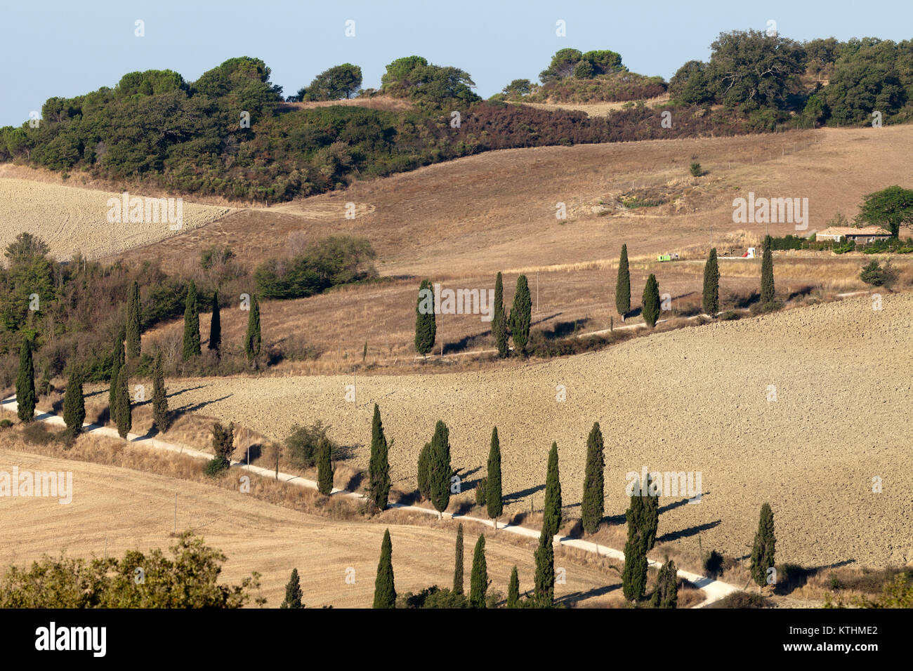 The landscape of the Tuscany. Italy Stock Photo - Alamy