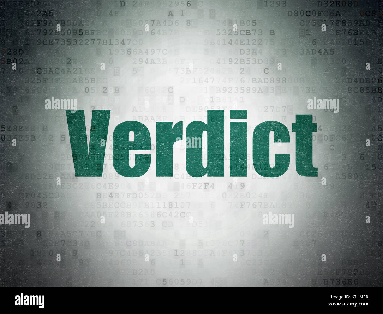 Law concept: Verdict on Digital Data Paper background Stock Photo - Alamy