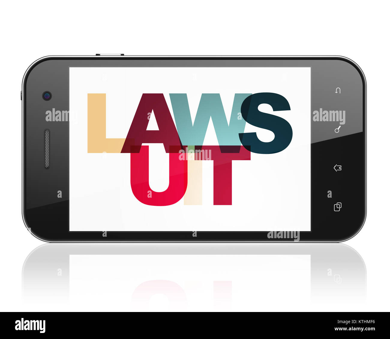 Law concept: Smartphone with Lawsuit on display Stock Photo - Alamy