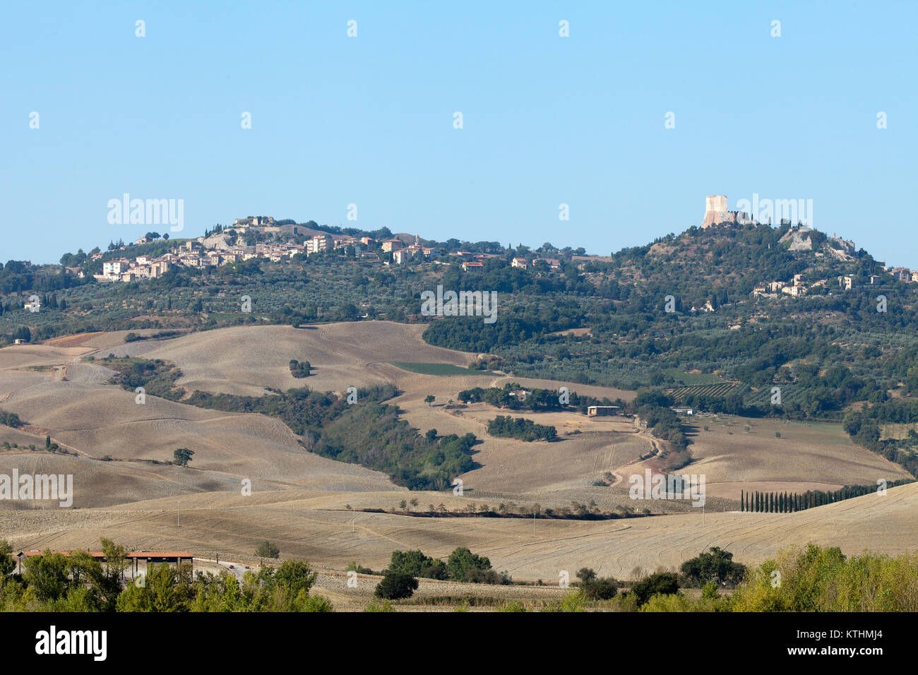 The landscape of the Tuscany. Italy Stock Photo - Alamy