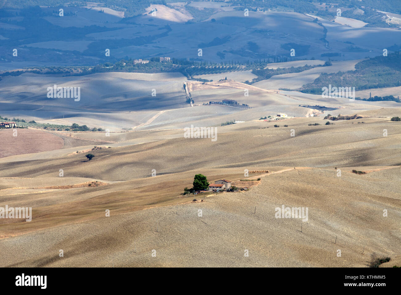 The landscape of the Tuscany. Italy Stock Photo - Alamy