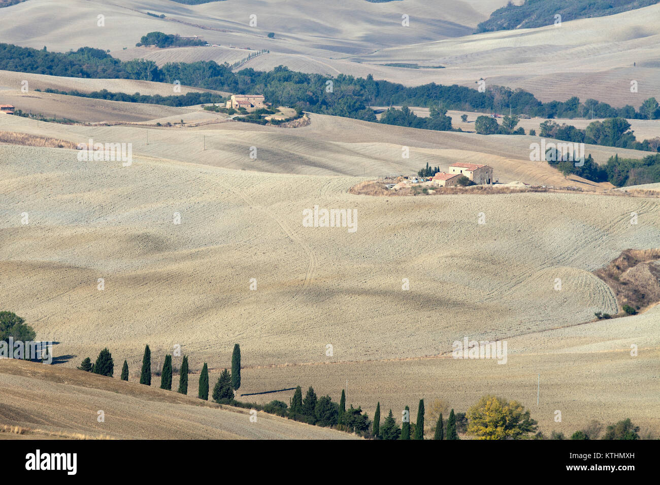 The landscape of the Tuscany. Italy Stock Photo - Alamy