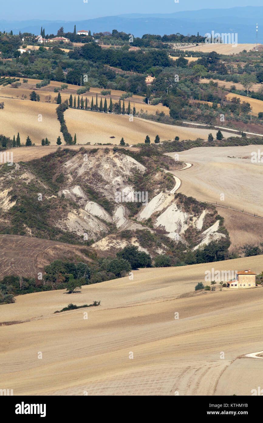 The landscape of the Tuscany. Italy Stock Photo - Alamy