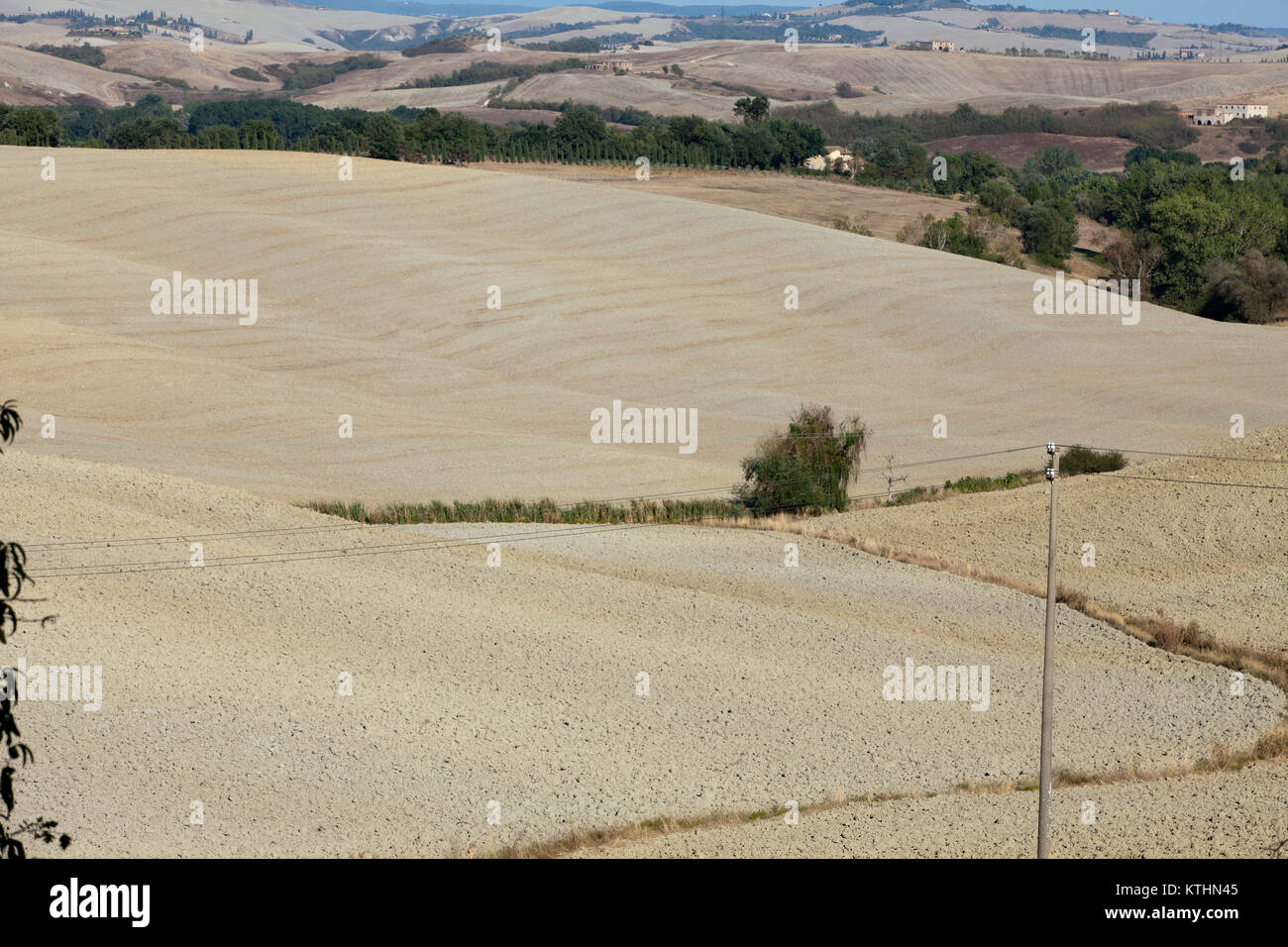 The landscape of the Tuscany. Italy Stock Photo - Alamy