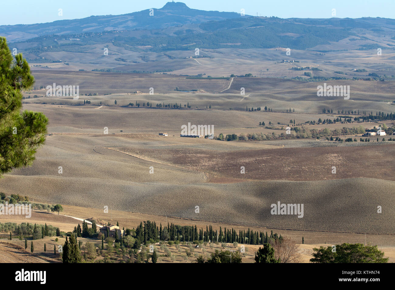 The landscape of the Tuscany. Italy Stock Photo - Alamy