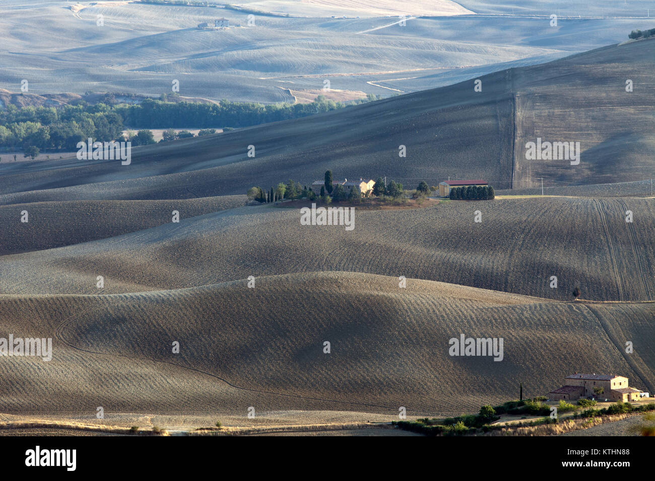 The landscape of the Tuscany. Italy Stock Photo - Alamy