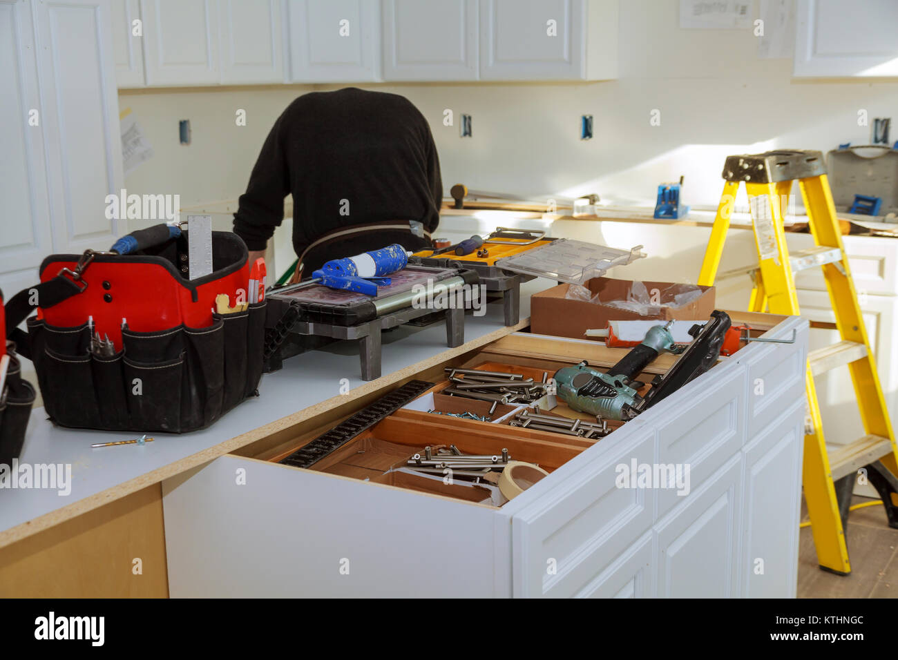 Home Improvement Kitchen Remodel view installed in a new kitchen ...