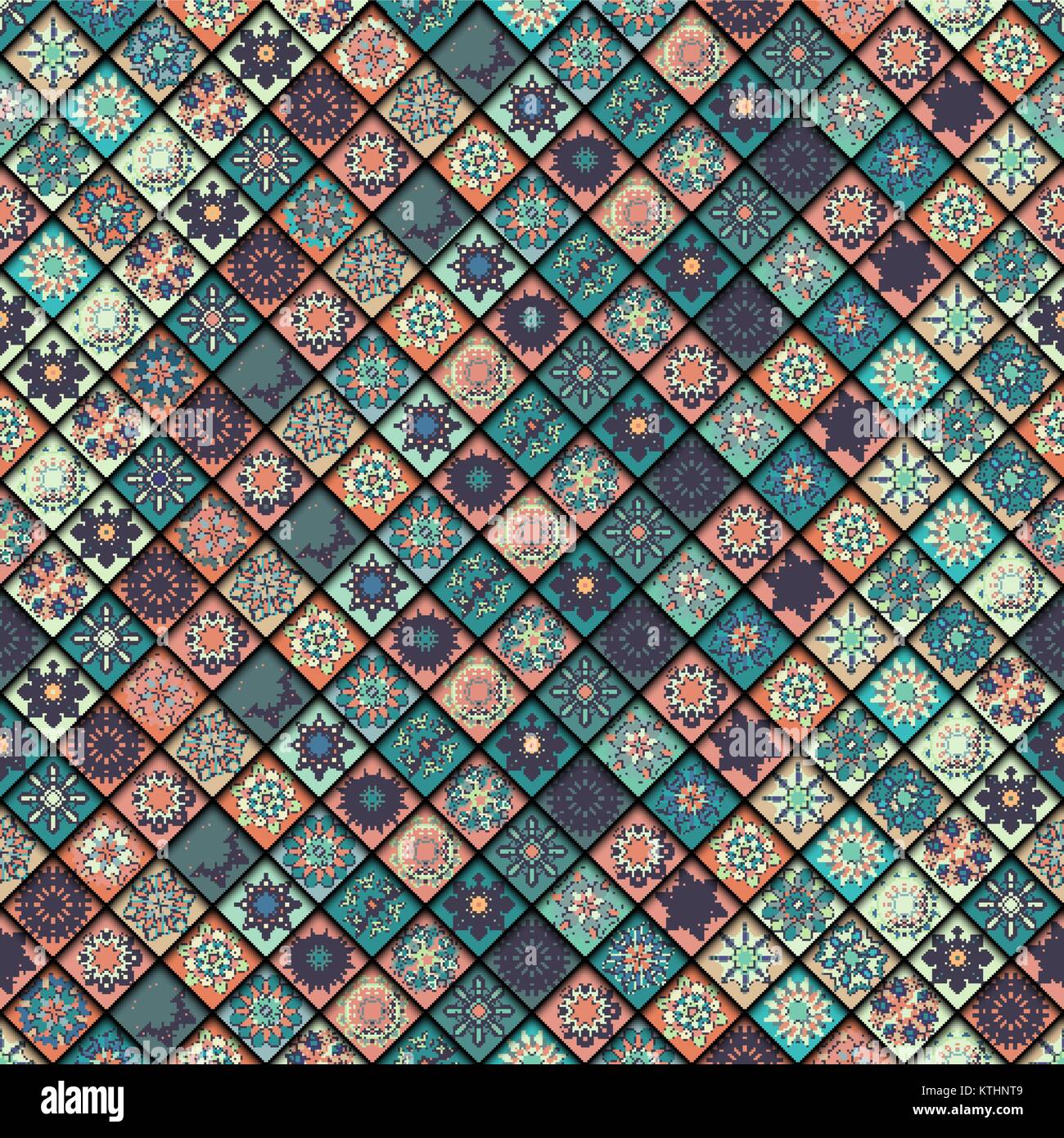 Seamless tile pattern can Stock Vector Images - Alamy