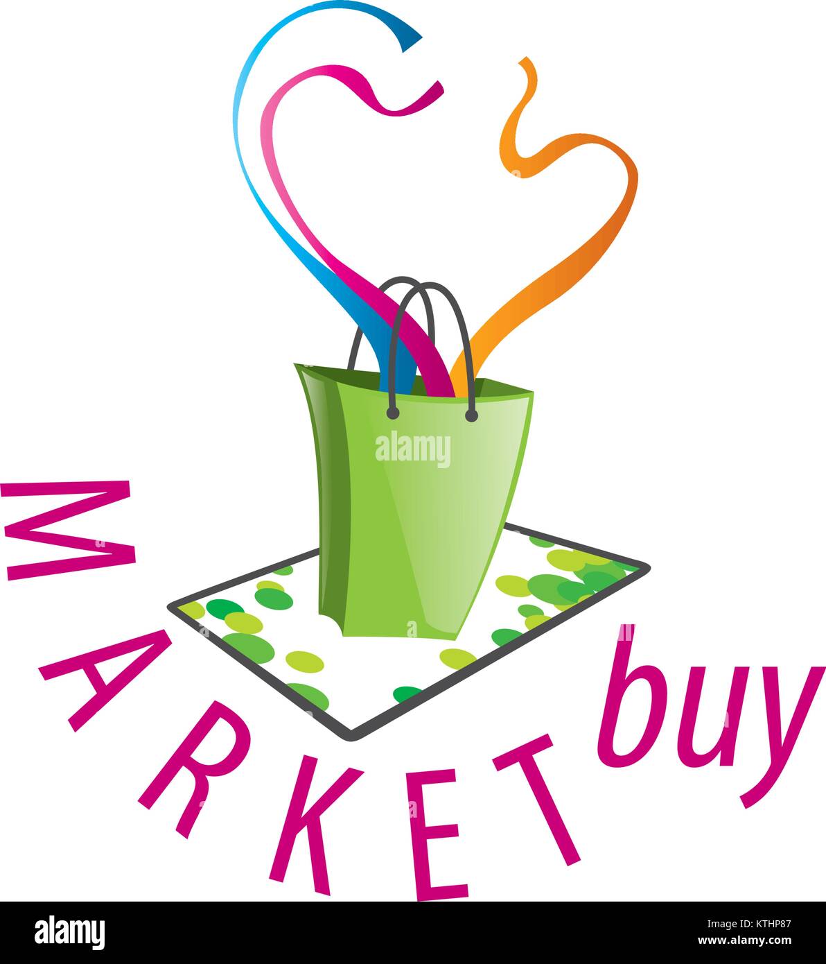 Vector logo template for shopping. Concepts and ideas Stock Vector ...