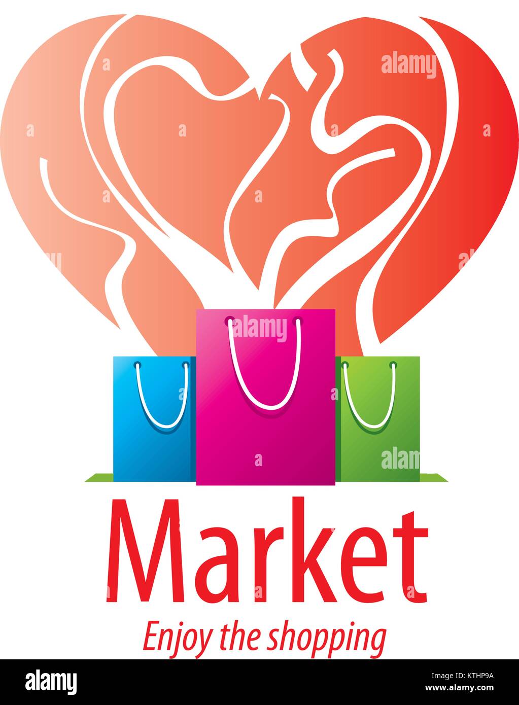 Vector logo template for shopping. Concepts and ideas Stock Vector ...