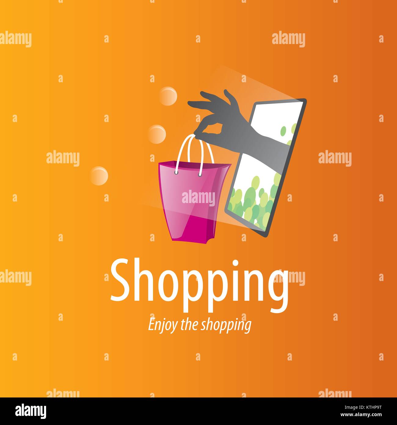 Vector logo template for shopping. Concepts and ideas Stock Vector ...