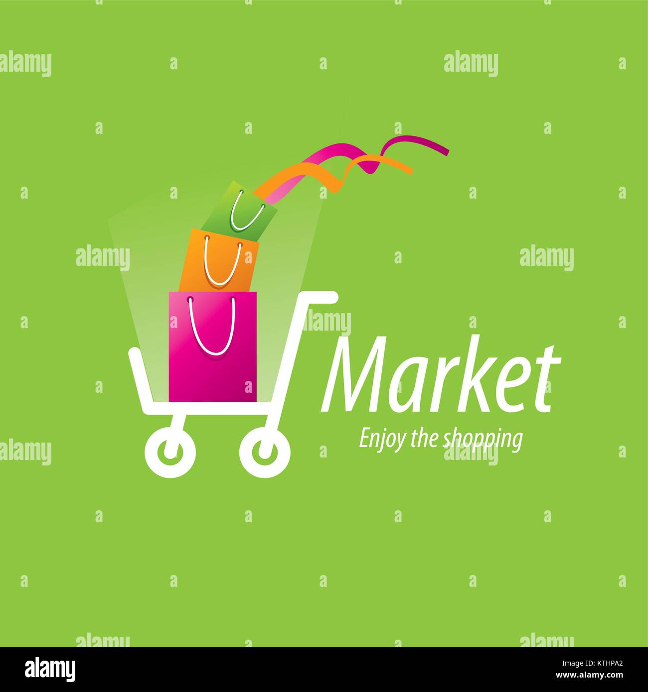 Vector logo template for shopping. Concepts and ideas Stock Vector ...