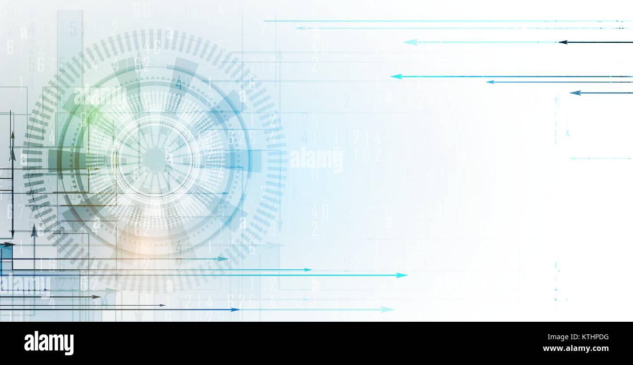 Digital technology world. Business virtual concept Stock Vector Image ...