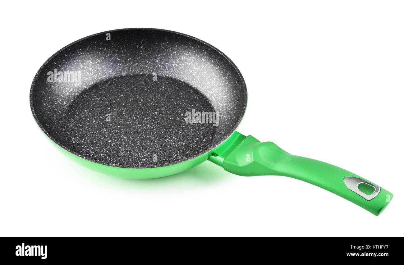 Frying pan isolated on white background Stock Photo - Alamy