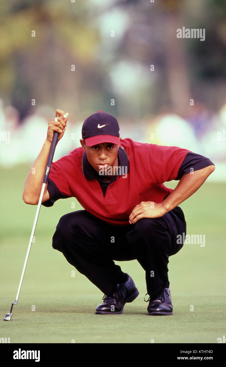 Tiger Woods competing at the 1998 Doral Open Stock Photo - Alamy