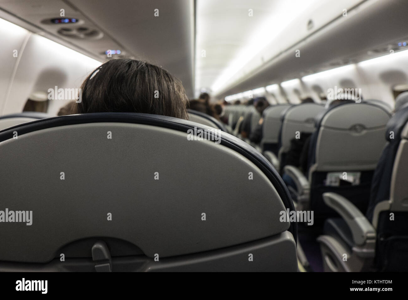 On,board,inside,cabin,crew,safety,instructions,life jacket,flybe,early ...