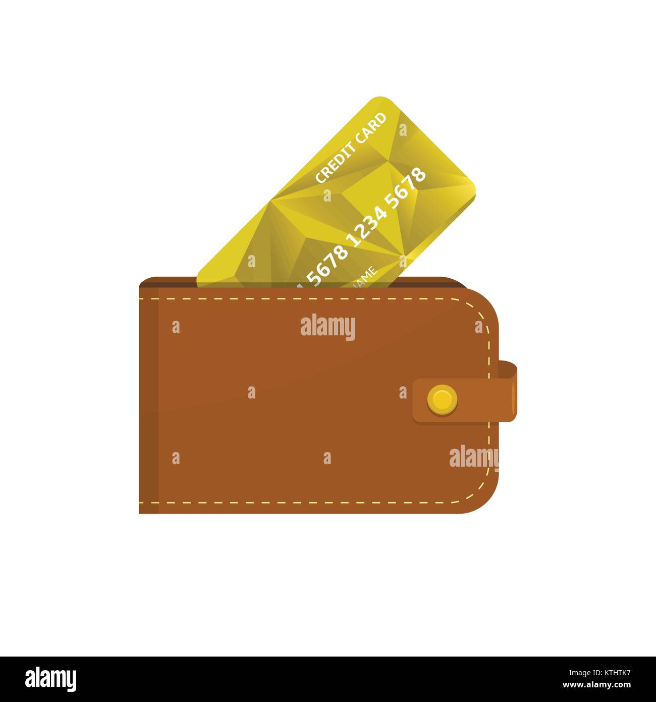 Wallet credit cards money Stock Vector Images - Alamy