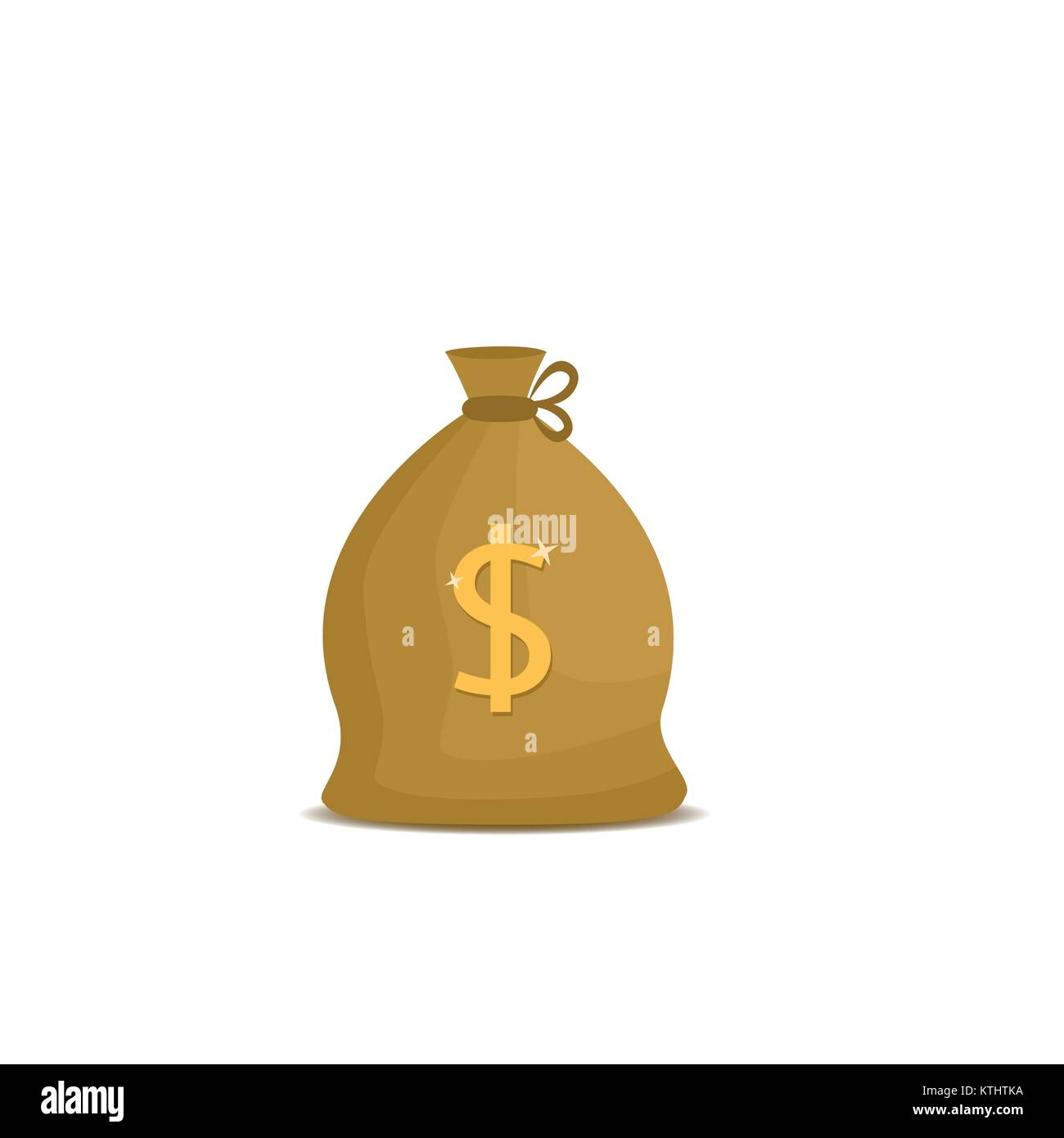 Bag dollar sign coins hi-res stock photography and images - Alamy
