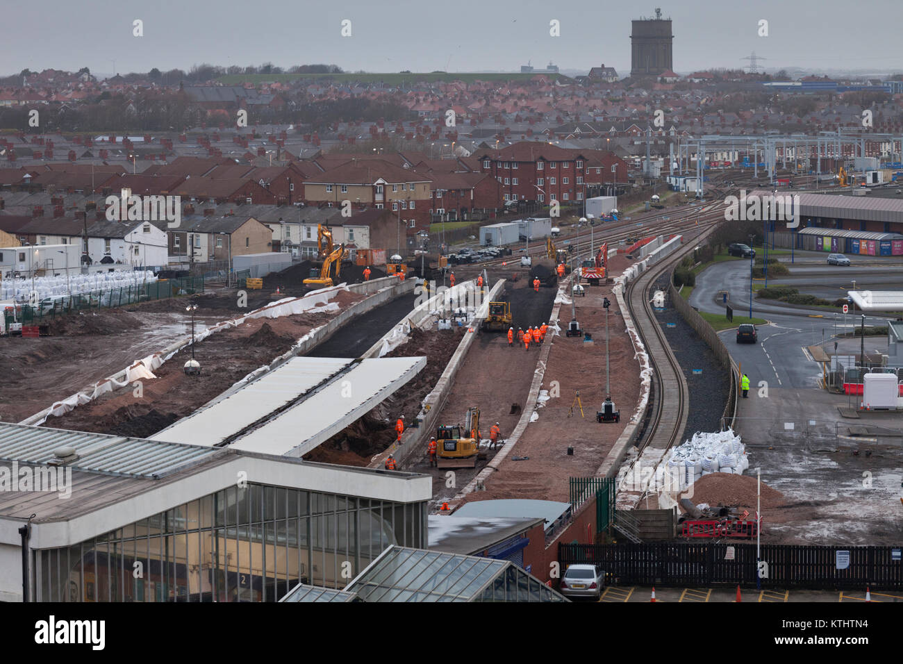 24/12/2017 Blackpool North Station being rebuilt as part of the ...