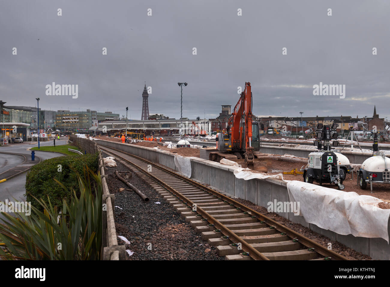 24/12/2017 Blackpool North Station being rebuilt as part of the ...