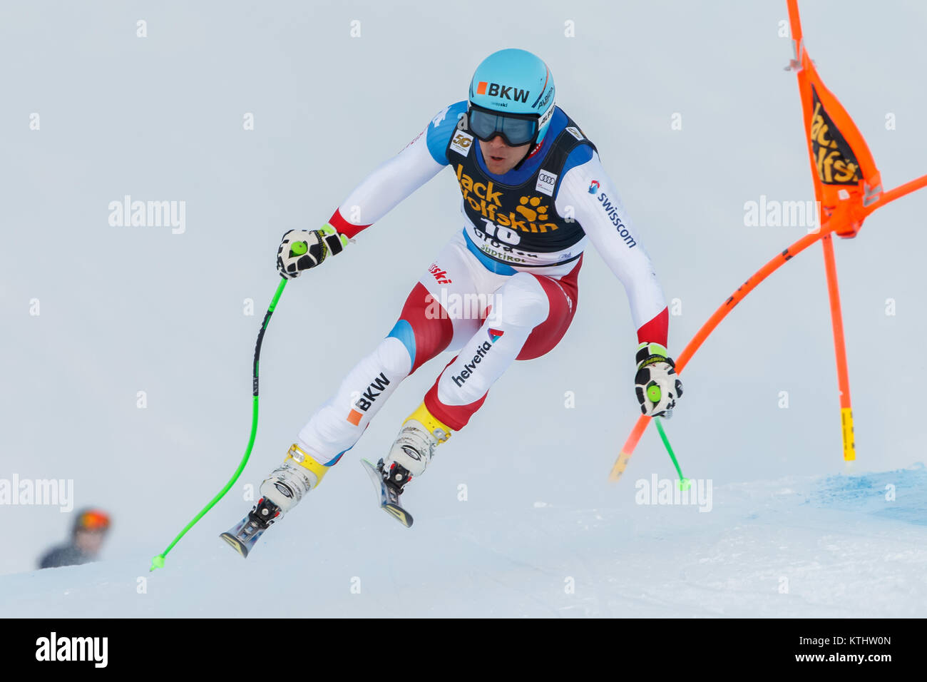 Val Gardena, Italy 14 December 2017. Kueng Patrick (Sui) competing in ...