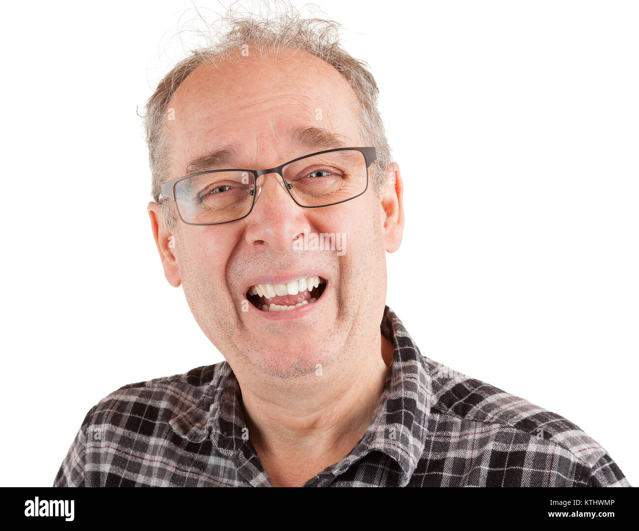 A man is laughing Stock Photo - Alamy