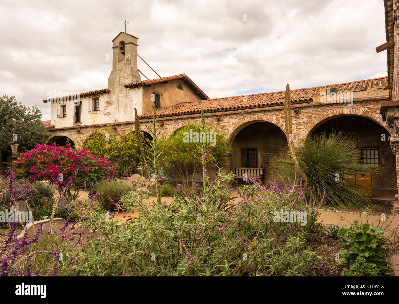 Mission bell tower hi-res stock photography and images - Alamy