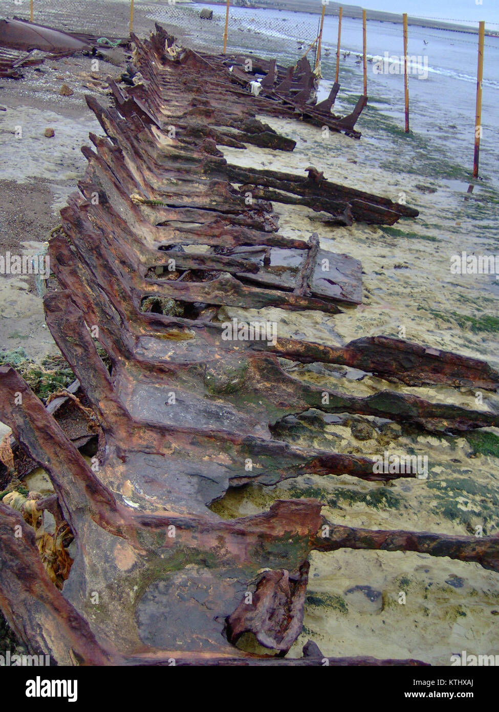 Image of the historic vessel Barco Historico IX, a traditional wooden ...