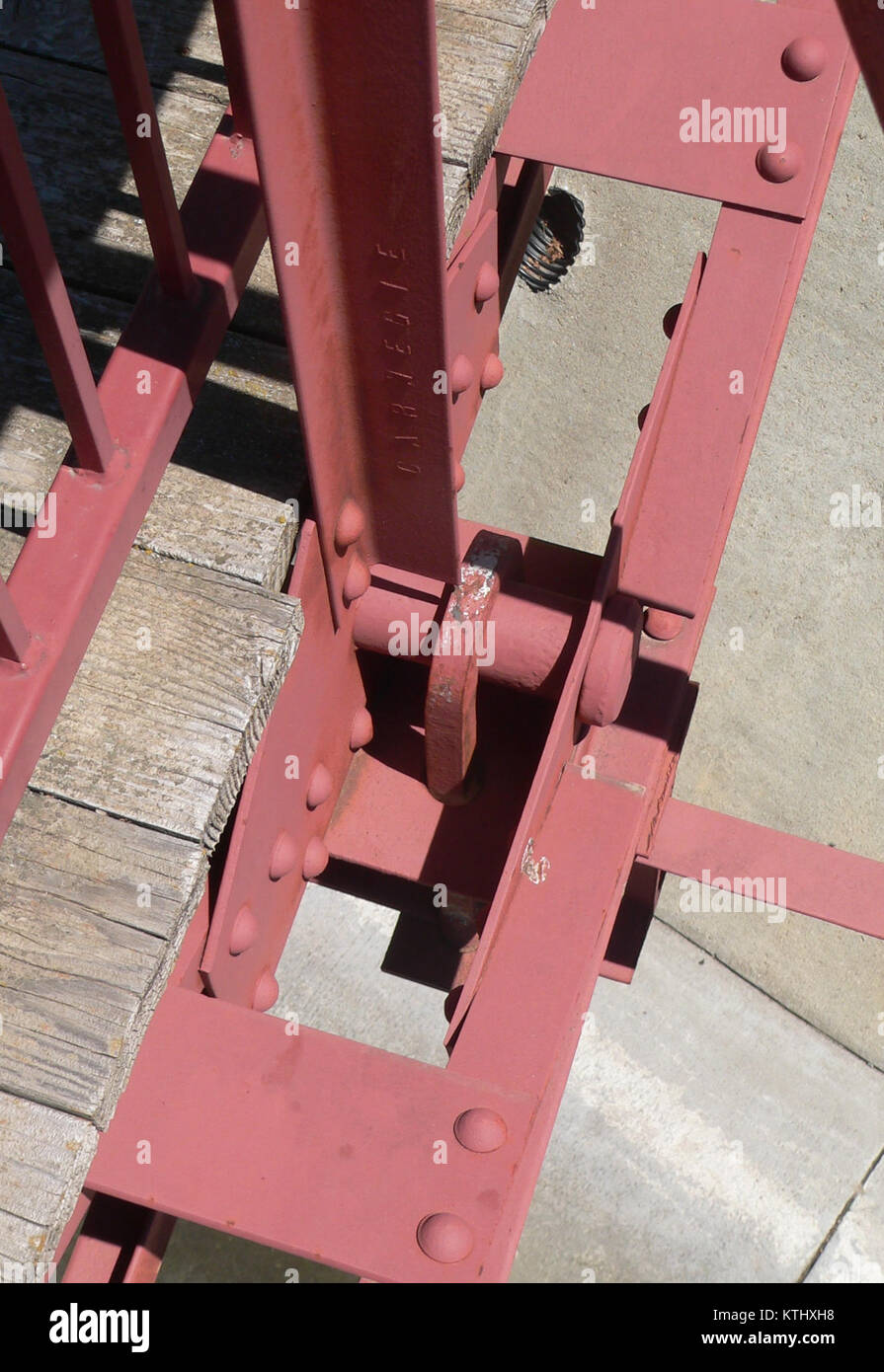 Beatrice Water Park Footbridge, floor beam connection 2. This ...