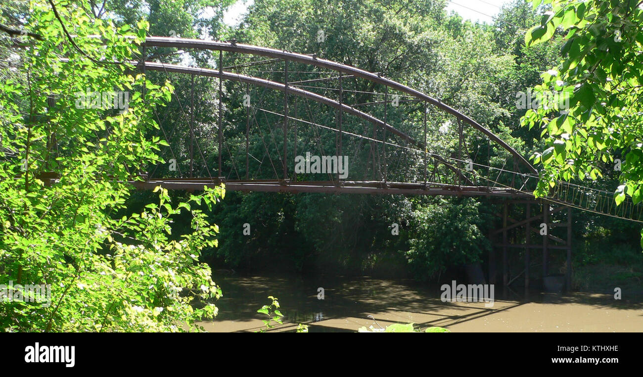 The Beatrice Hoyt Street bowstring bridge, located in the U.S., is a ...