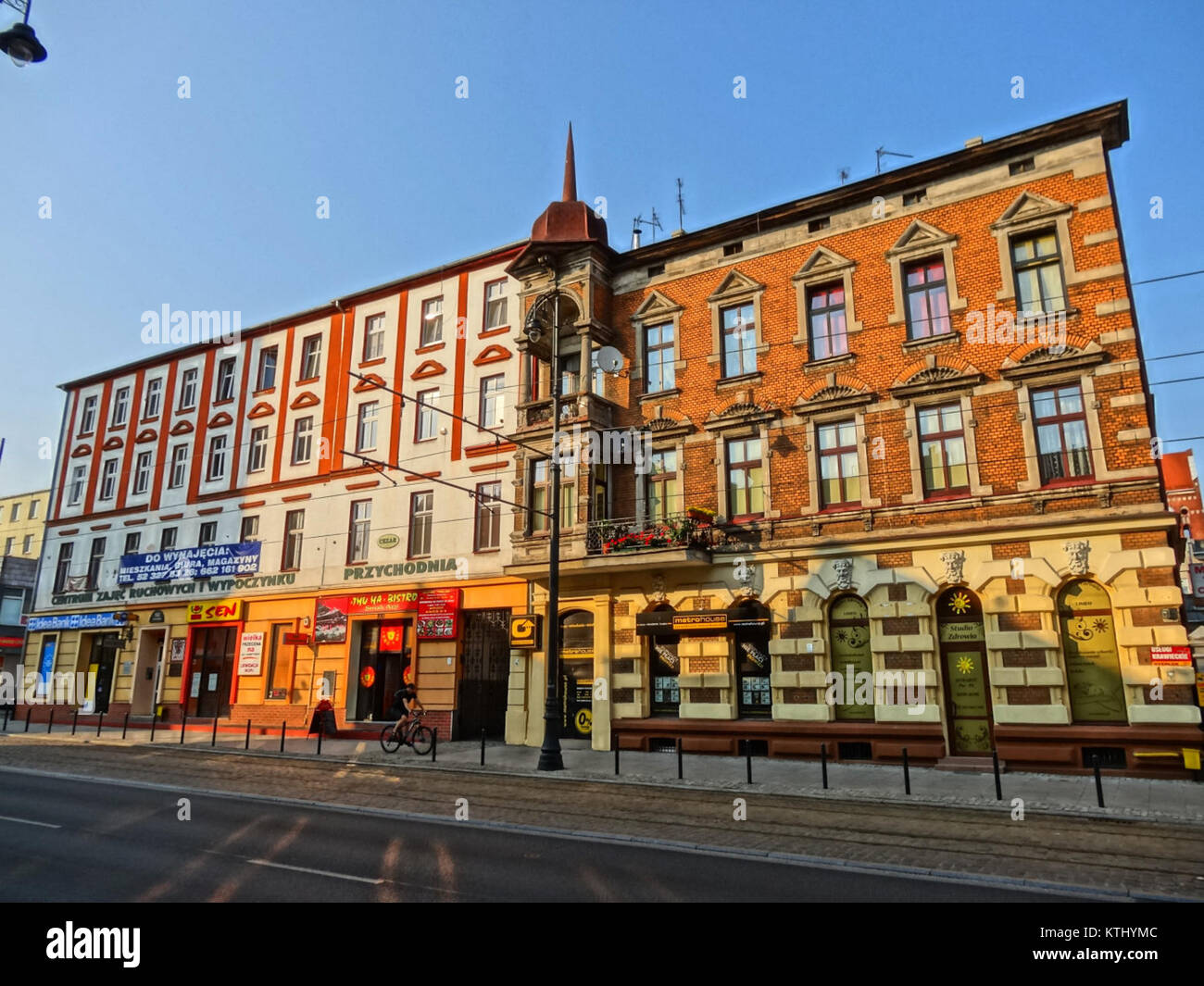 This image shows a building located at Dworcowa 98, taken in July 2013 ...