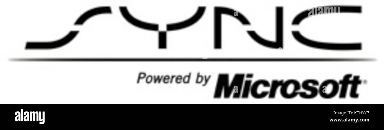 The Ford SYNC logo represents the brandâ€™s in-car connectivity system ...