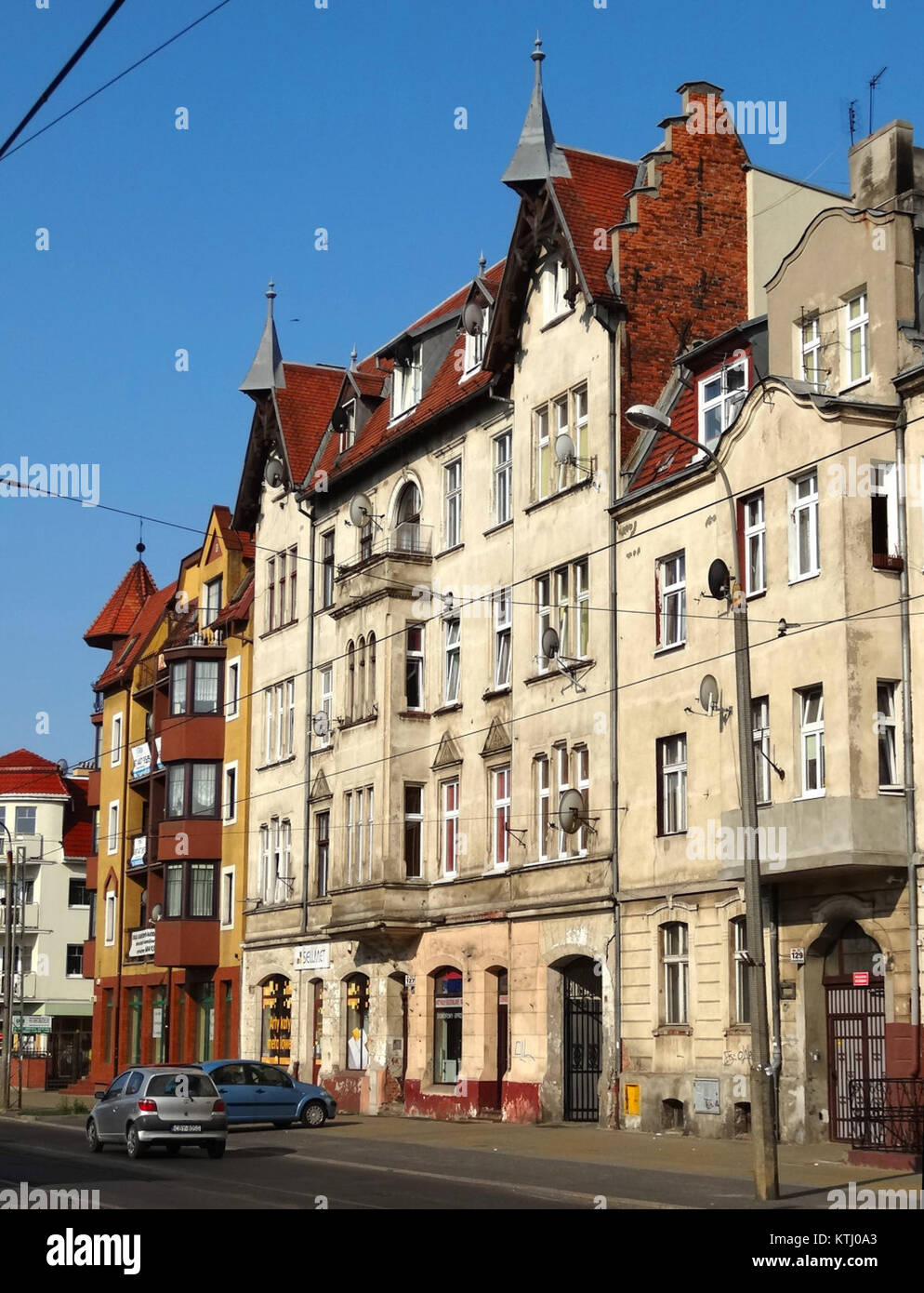 This photograph captures a view of Gdanska Street in Poland, taken on ...
