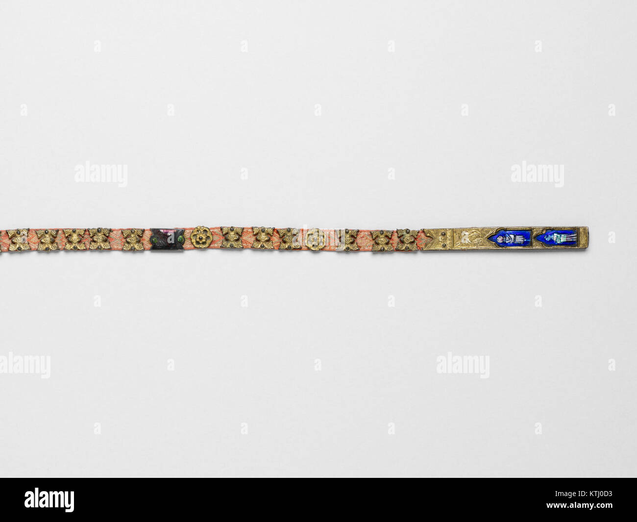 This belt features profiles of half-length figures, designed as part of ...