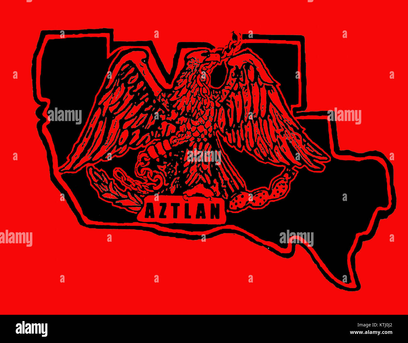 The Aztlan flag is a symbol representing the cultural and political ...