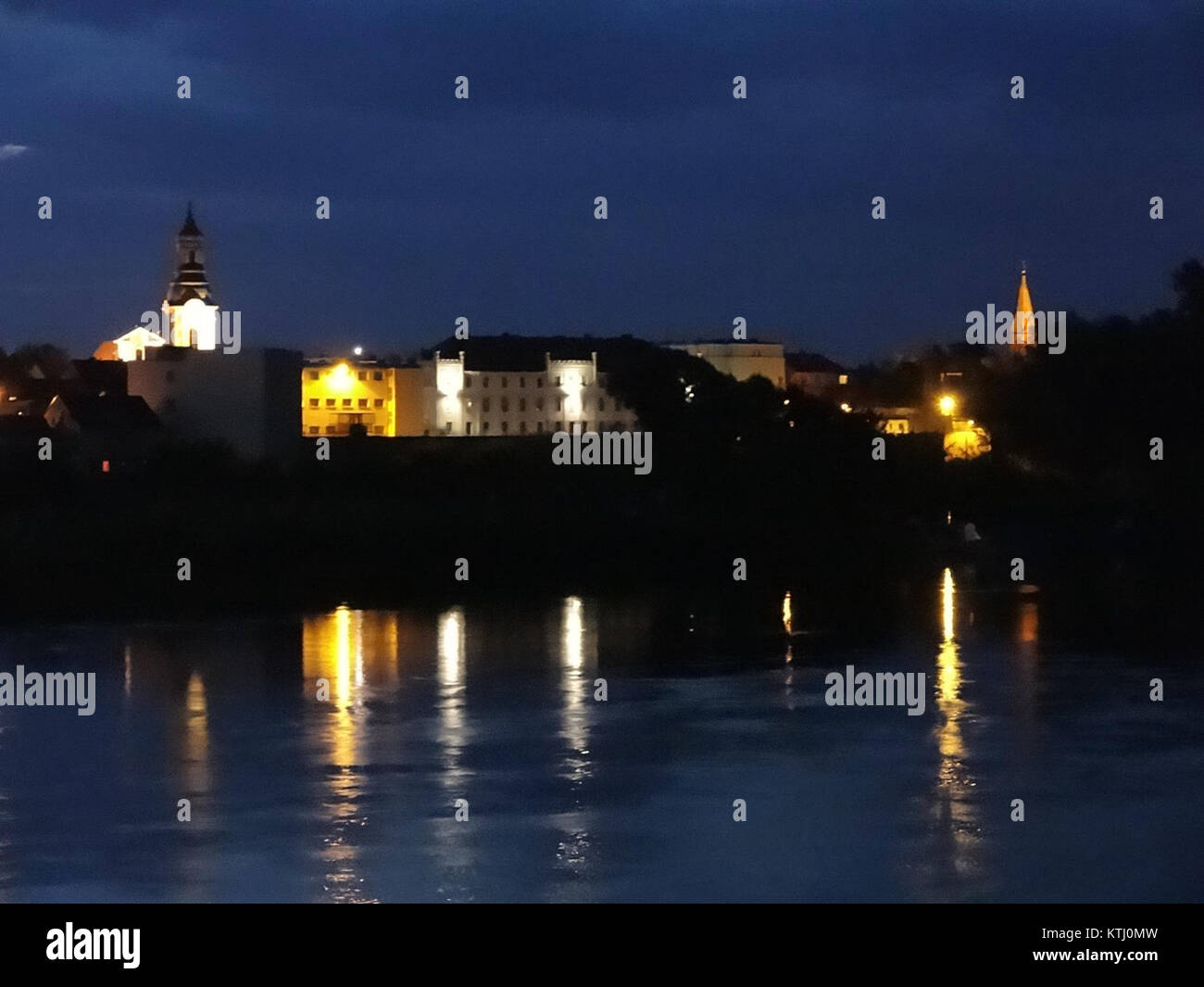 This image of the Ford Bridge at night, taken on July 13, 2013 ...