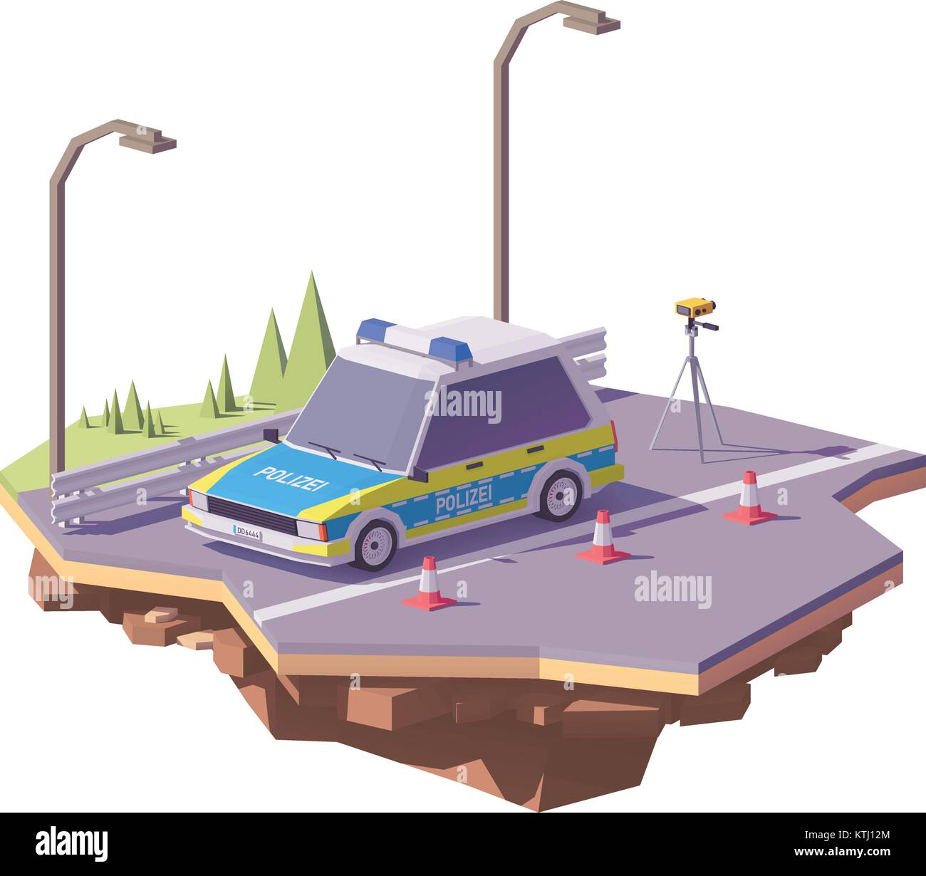 German police car hi-res stock photography and images - Alamy