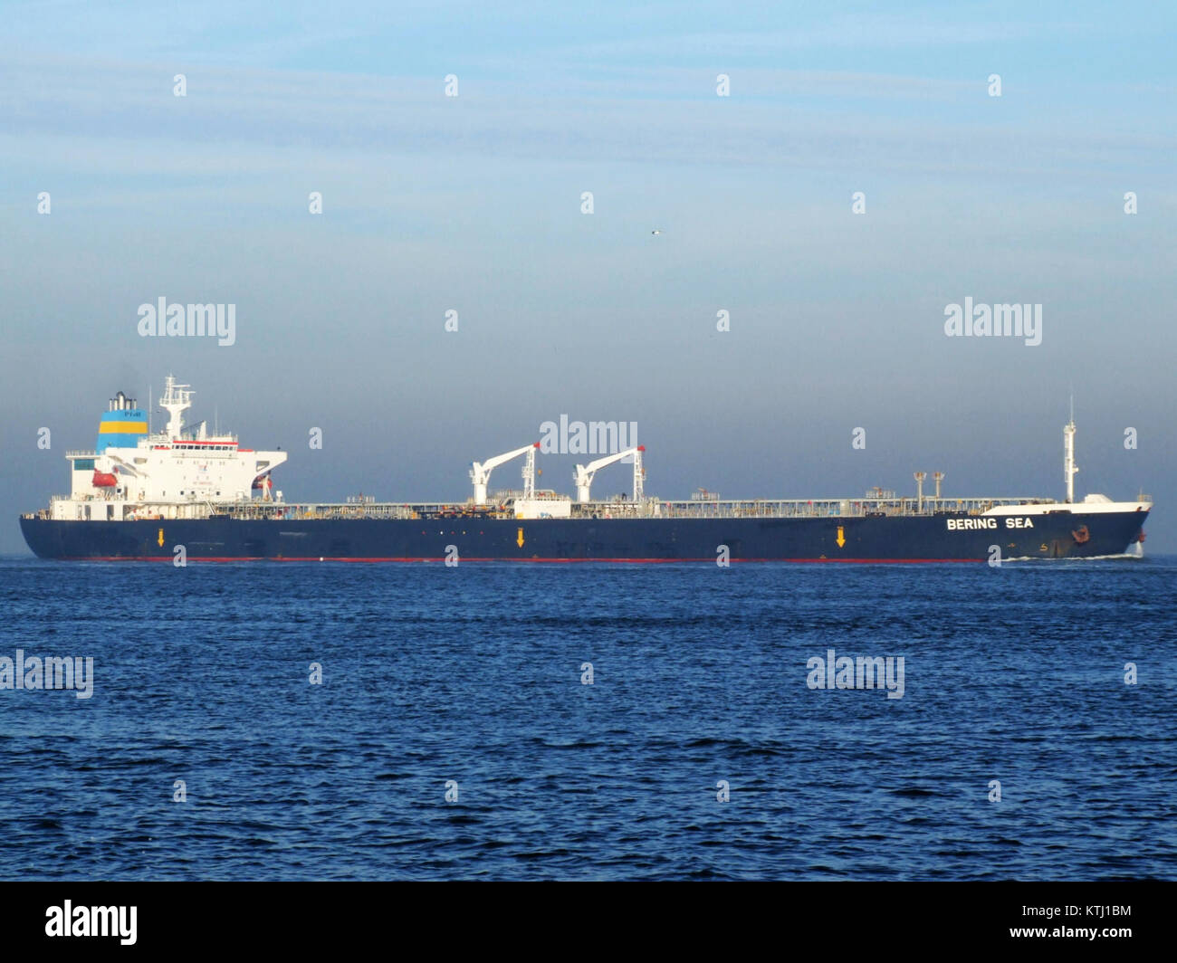 The Bering Sea, a vessel identified by IMO number 9085429, is seen ...