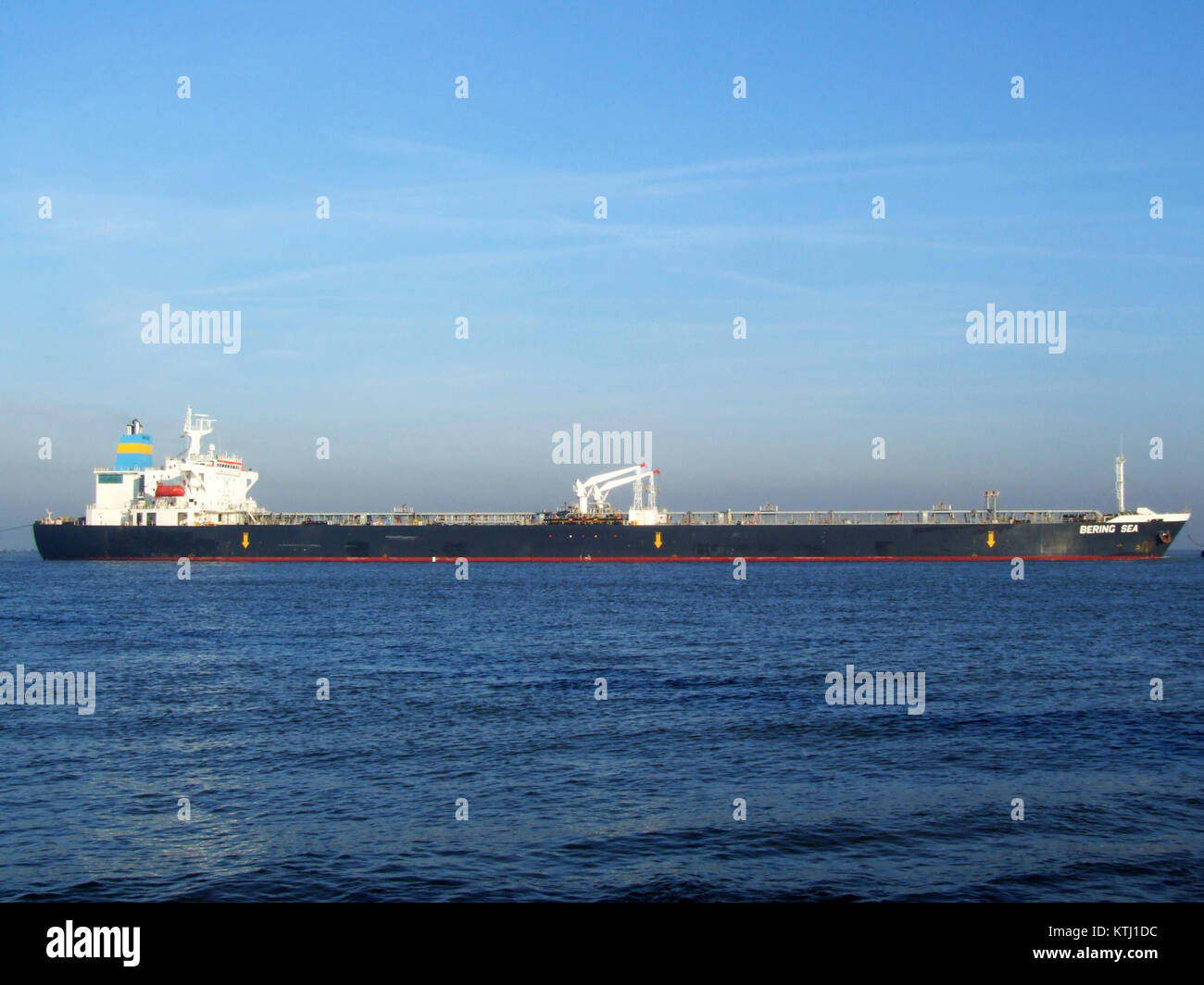 The image depicts the Bering Sea, identified by IMO number 9085429, as ...